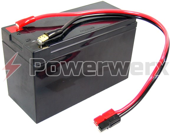 Powerpole Connector to Battery F-Type terminal adapter cable | Powerwerx