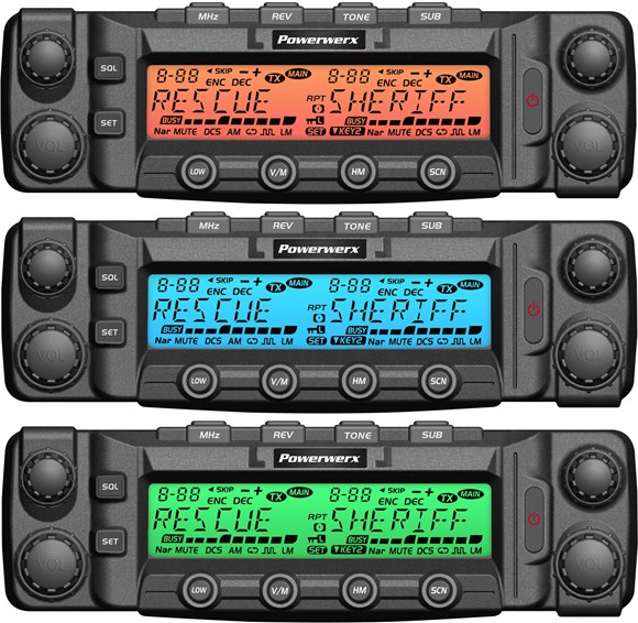 Powerwerx DB-750X Dual Band VHF/UHF 750 Channel Commercial Mobile Radio ...