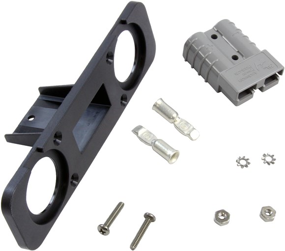 Powerwerx PanelPlateSB3 for Anderson SB50 Series Connectors with Two ...