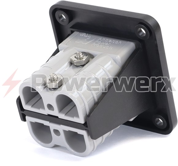 Powerwerx PanelPlateSBDual for Anderson SB50 Series Connectors | Powerwerx
