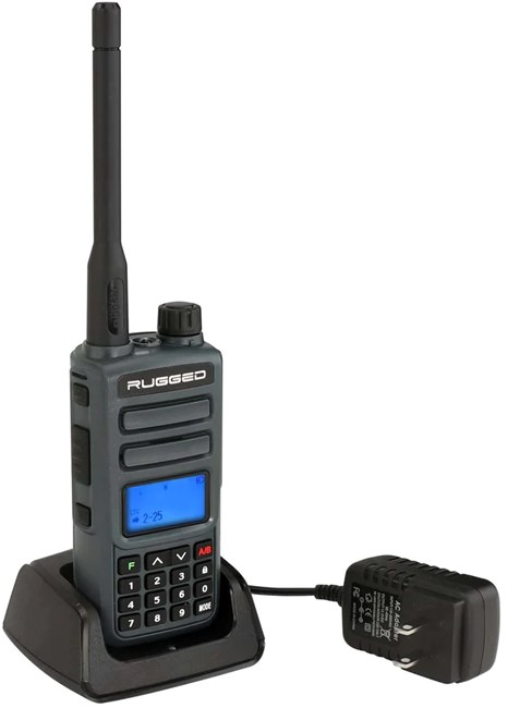 Rugged GMR2 PLUS GMRS and FRS Two Way Handheld Radio | Powerwerx
