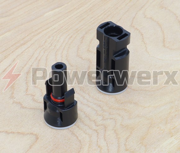 Solar MC4 Bulkhead Connector Pair (M12) | Powerwerx