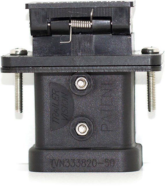 Trailer Vision Flush Panel Mount Enclosure and Cover for Anderson SB50 Series Connectors | Powerwerx