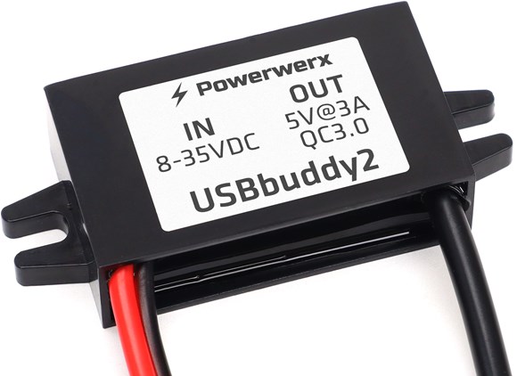 USBbuddy2 Portable Powerpole (12V) to USB (5V) Converter and Device ...